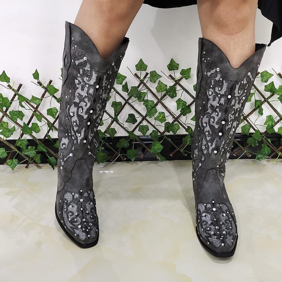 Glitter & Groove: Struttin' in Glitter Cowboy Boots Through Time - Love ...